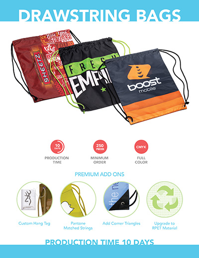 Drawstring Bags – Pop! Promos
