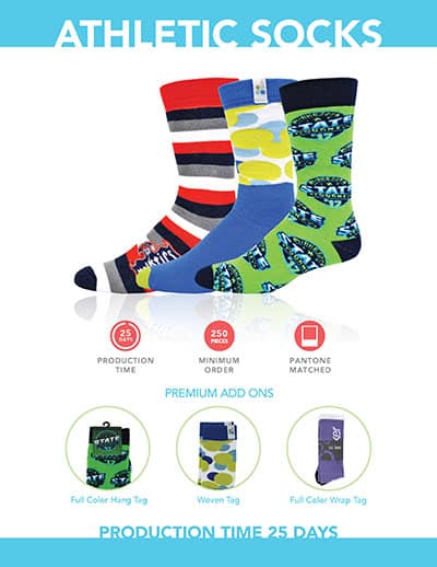 Custom Athletic Socks | Pop! Promos