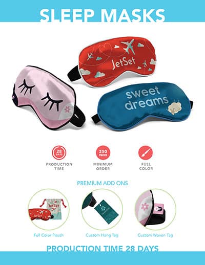 Full Color Sleep Mask – Pop! Promos