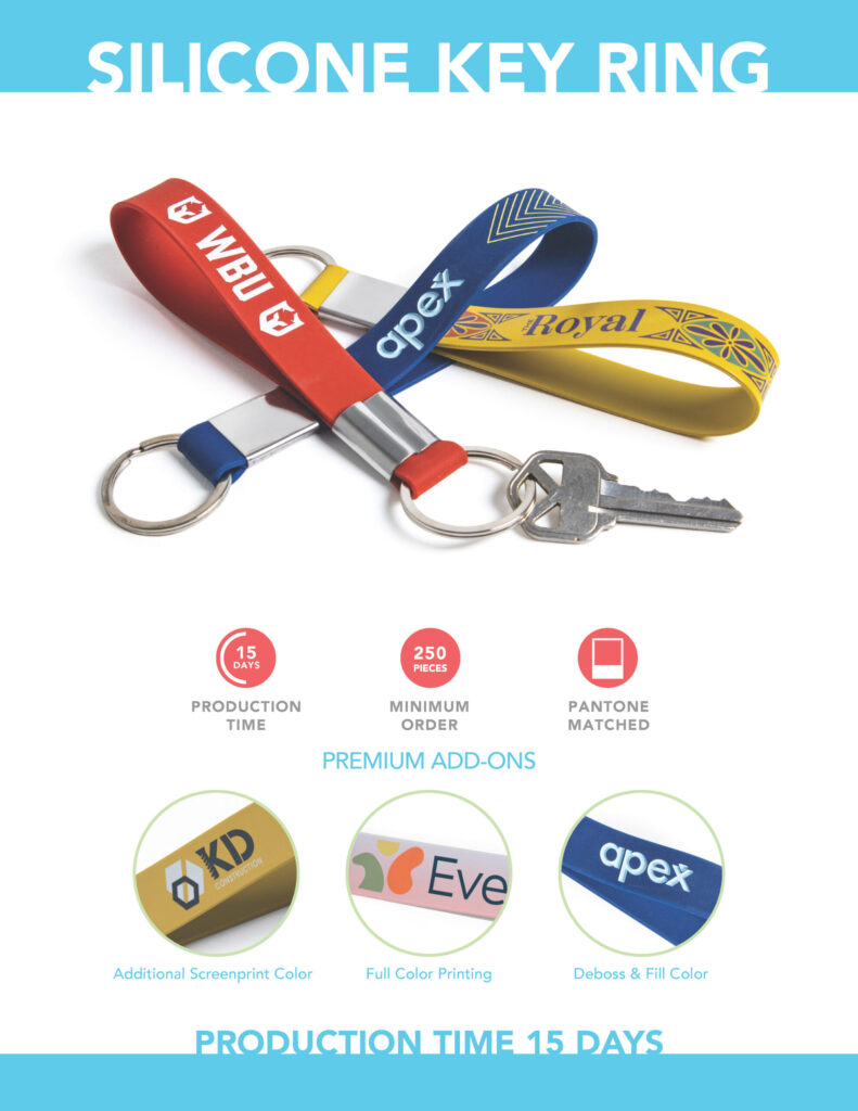 Silicone Key Rings – Pop! Promos